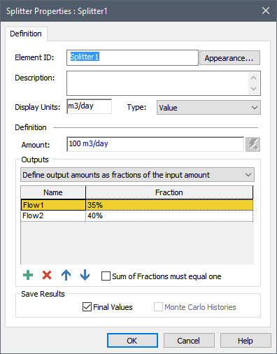 Lesson 6 - Redirecting Flows Using the Splitter Element - GoldSim